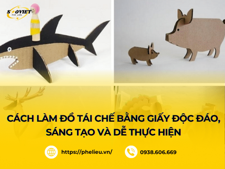 15+ cách làm đồ tái chế bằng giấy độc đáo và sáng tạo